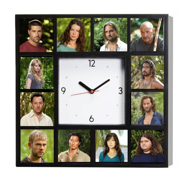 FRIENDS | Wall Decor | Lost Tv Show Cast Big Square Wall Clock Jack ...